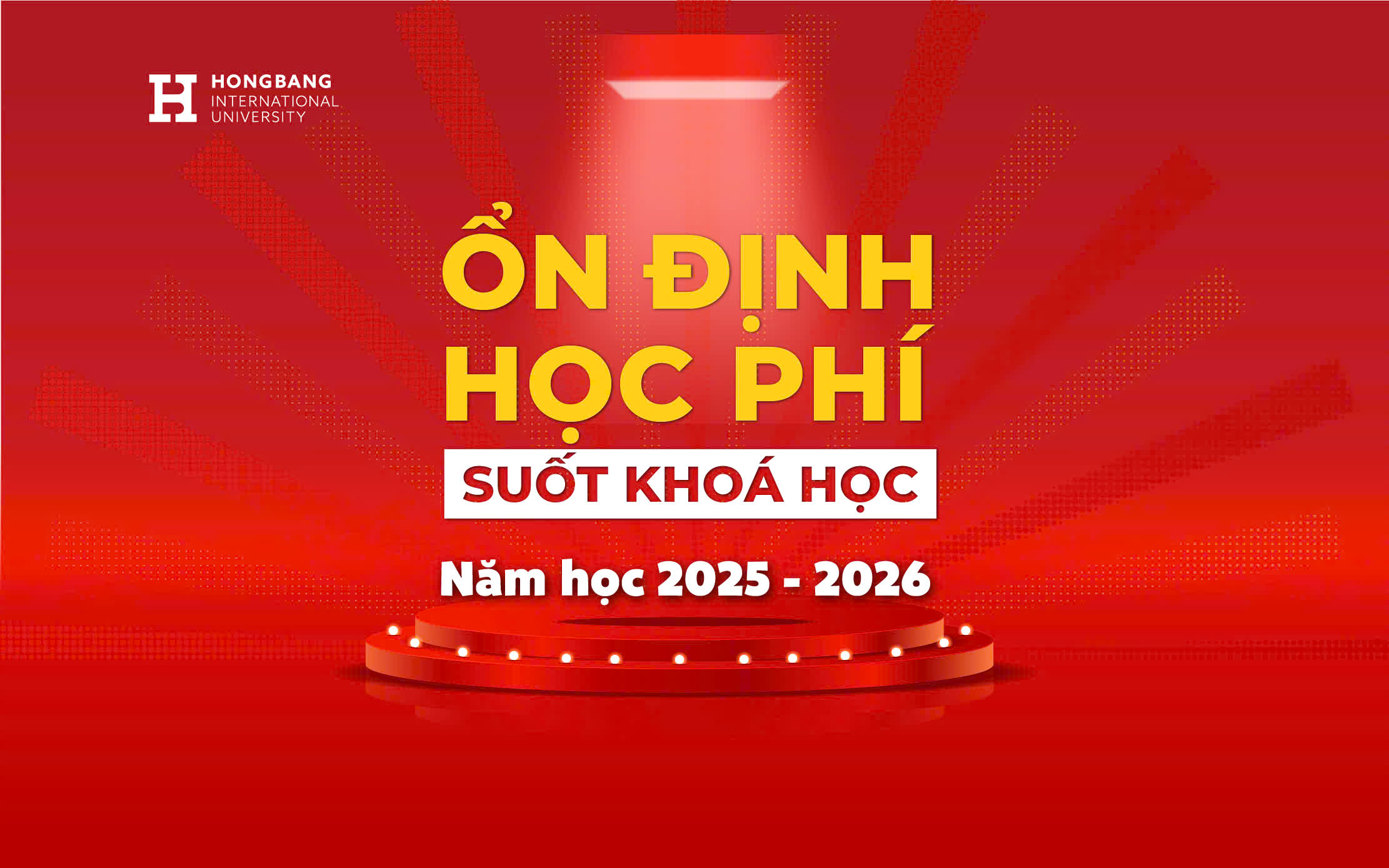 Học bổng 2025 - Trường Đại học Quốc tế Hồng Bàng